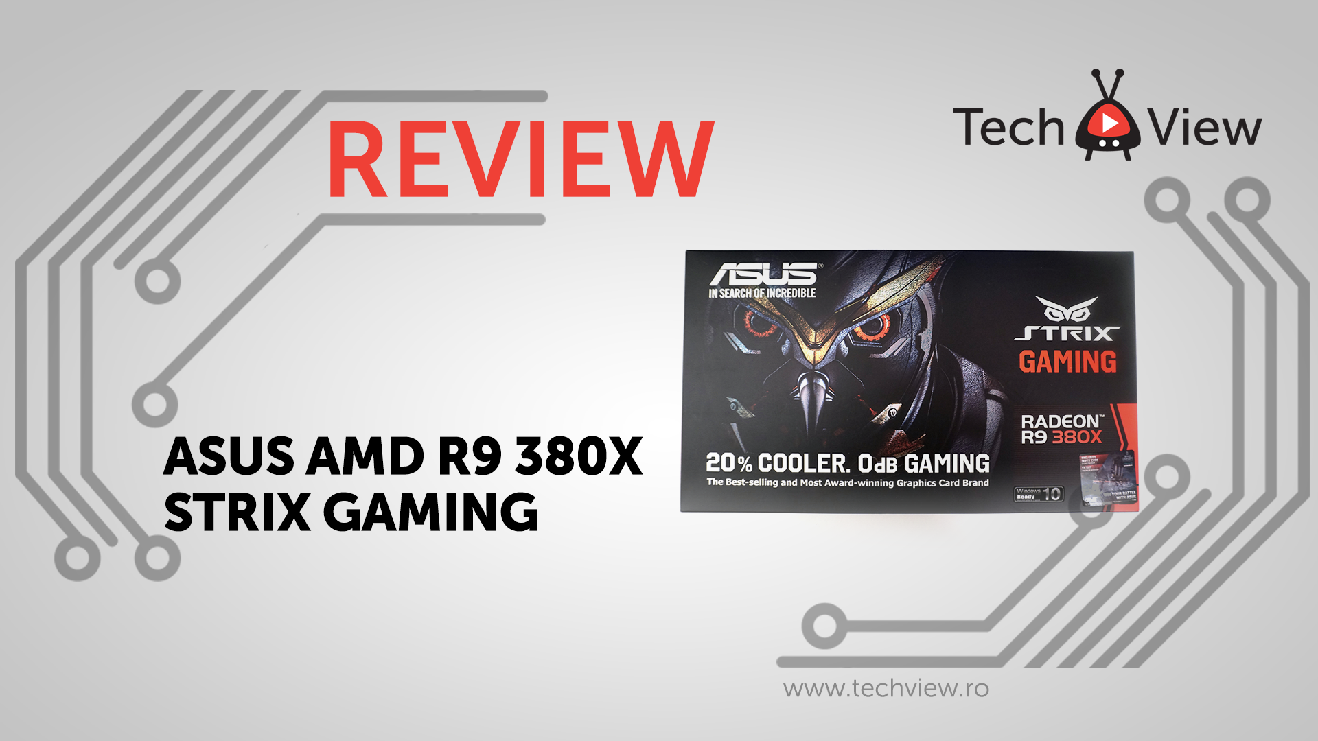 ASUS AMD R9 380X STRIX Video Review - TechView