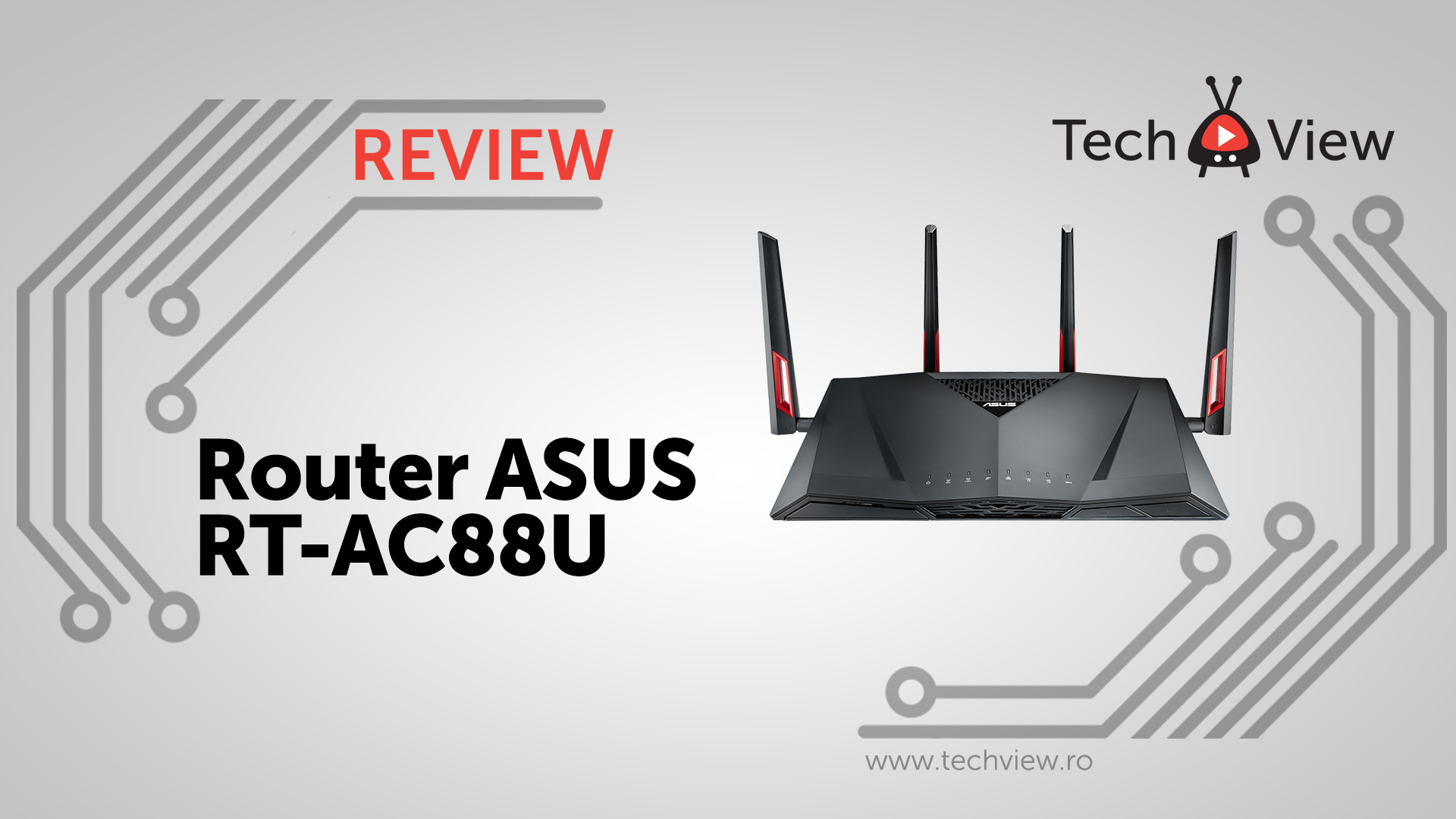Router ASUS RT-AC88U - TechView.ro - TechView