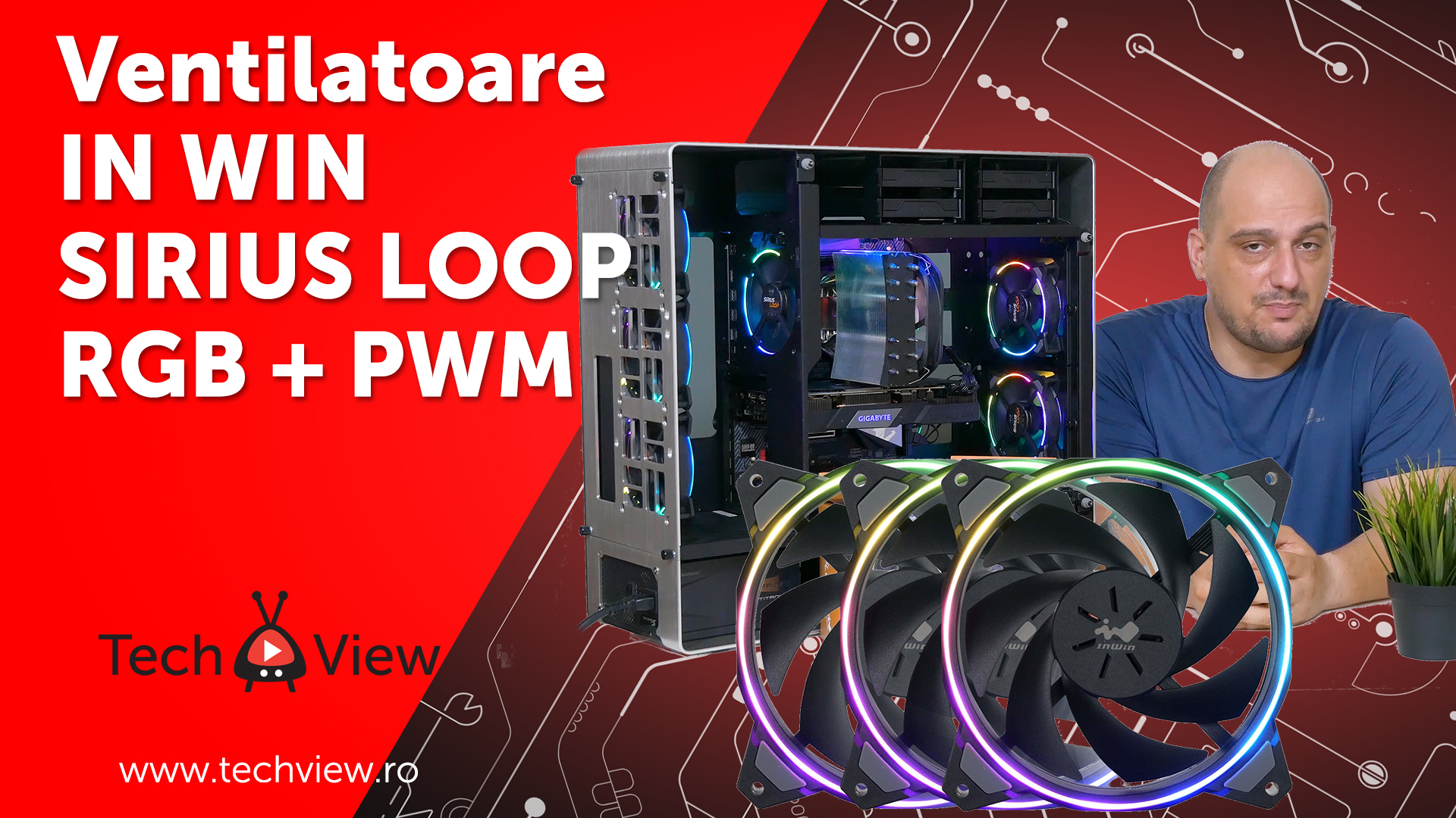 Ventilatoare IN WIN Sirius Loop, set 3 x 120 mm - Ventilatoare pentru ...