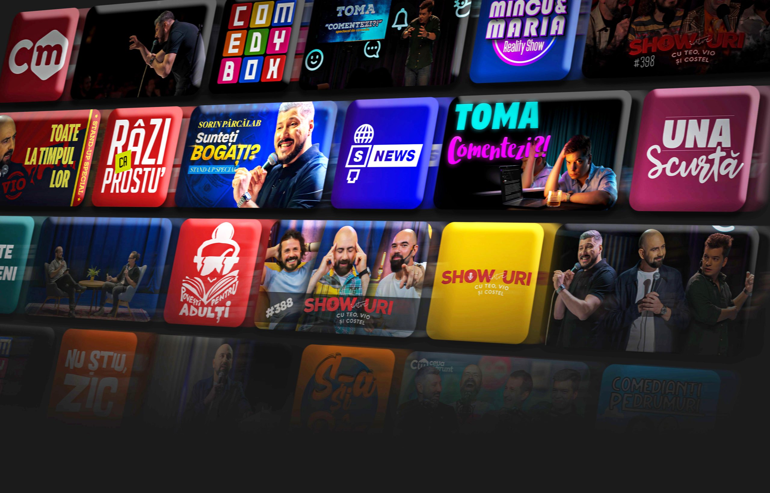 Comedy Box - prima platformă de streaming românească dedicată ...